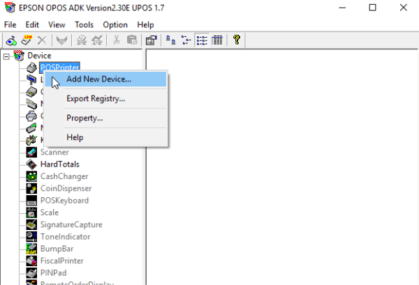 Using Epson OPOS with POS-X Thermal Printer - POS-X