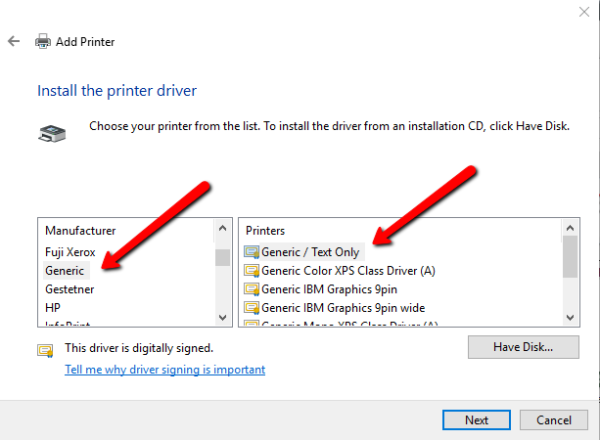 Printer Installation Workaround (Thermal) - POS-X